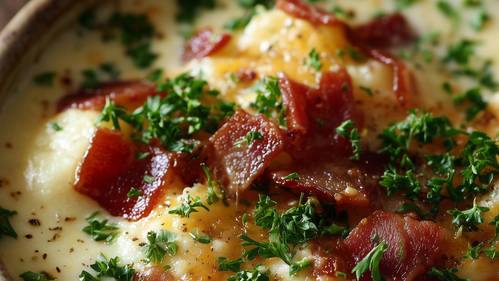 Creamy Cauliflower & Bacon Chowder (Low-Carb Comfort) - recipeinquirer.com