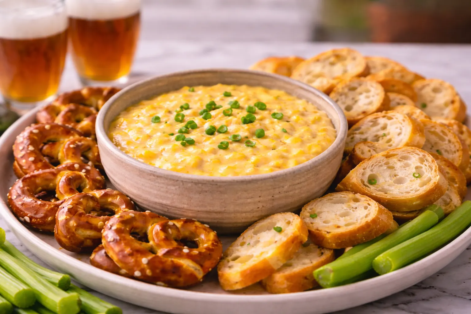 Irish Cheddar Beer Dip (Easy Pub-Style Recipe) - recipeinquirer.com